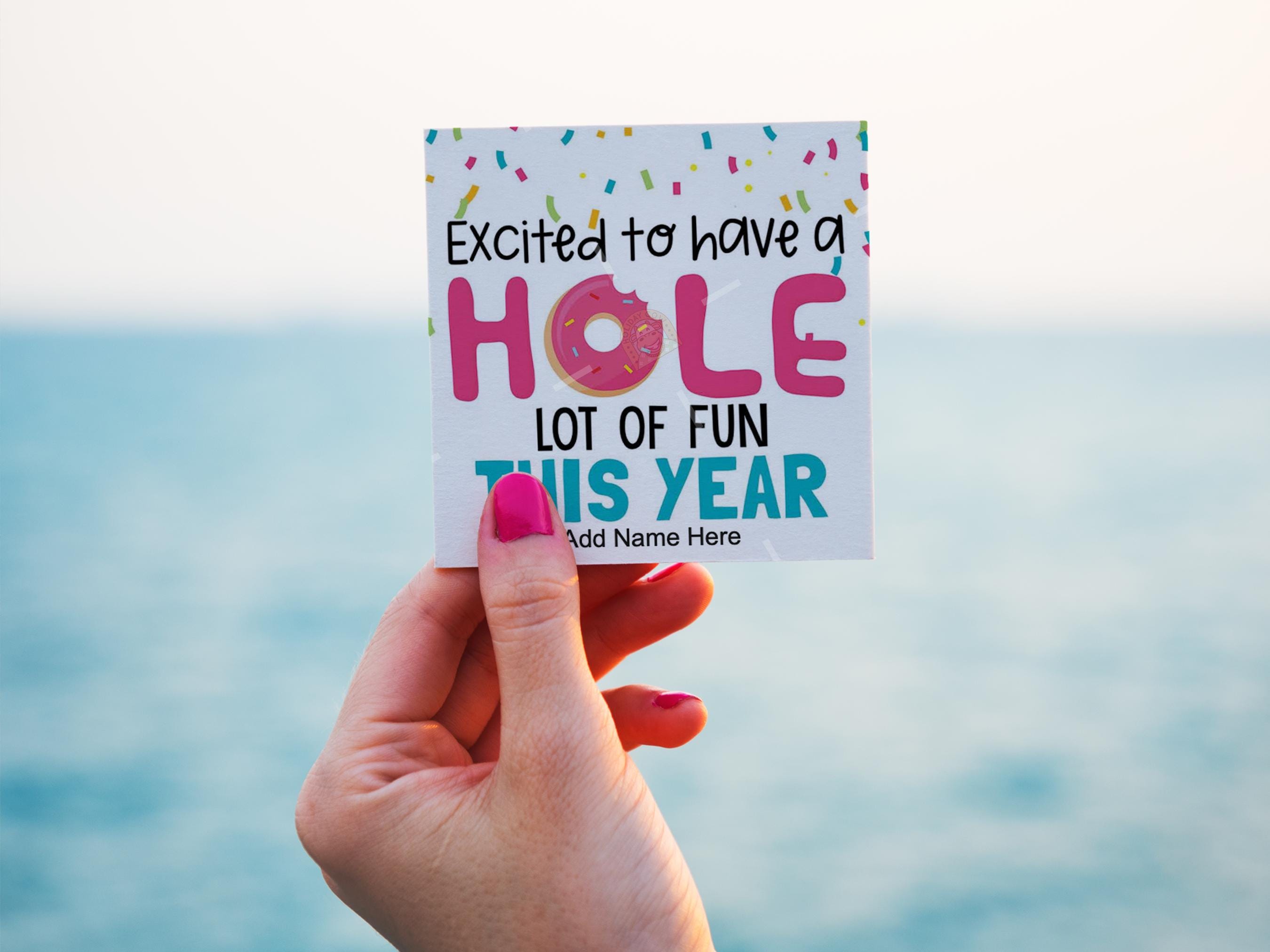 Back to School Tags, Printable Donut Worry Tags, Donut Gift Tag, First ...