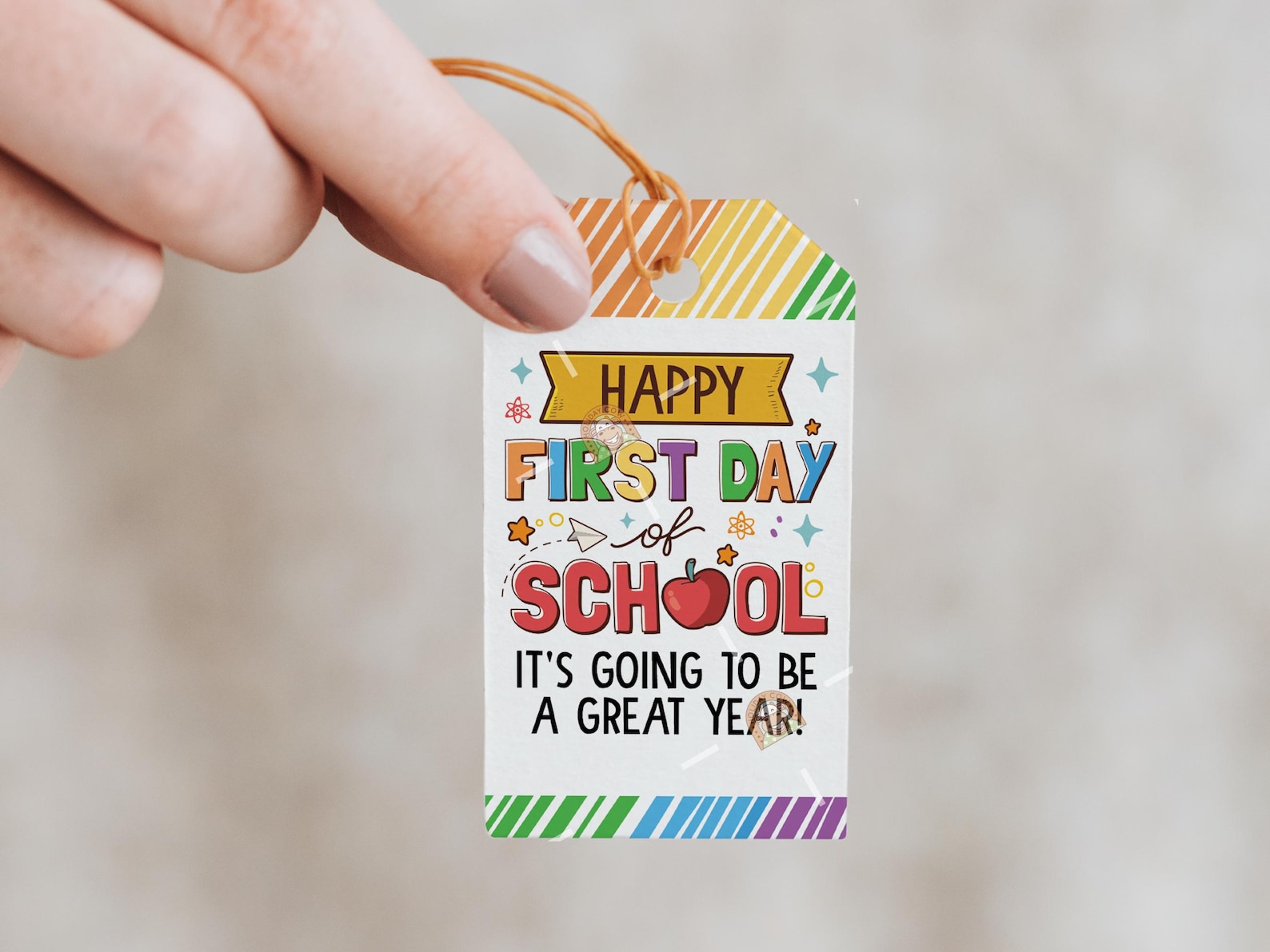 First Day of School Tag, Back to School Tags Printable, 1st Day School ...