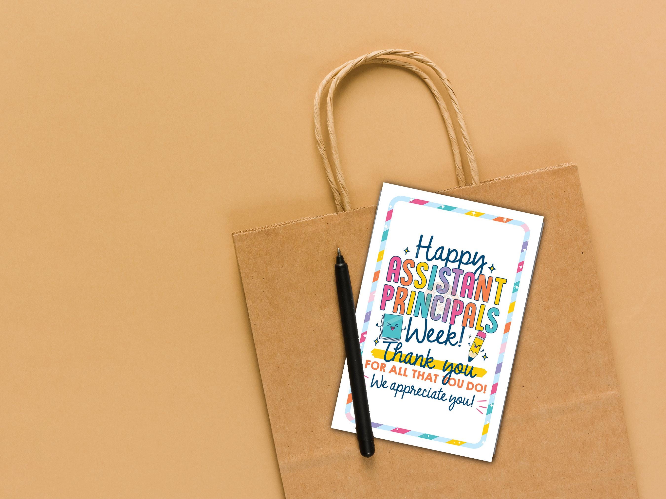 Assistant Principals Week Gift Tag Printable, Assistant Principal ...