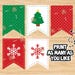 Happy Holidays Banner Printable, Happy Holidays Bunting for Christmas ...