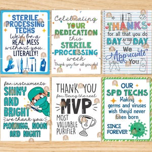 Sterile Processing Week Printable Signs, Sterile Processing Tech Gifts ...