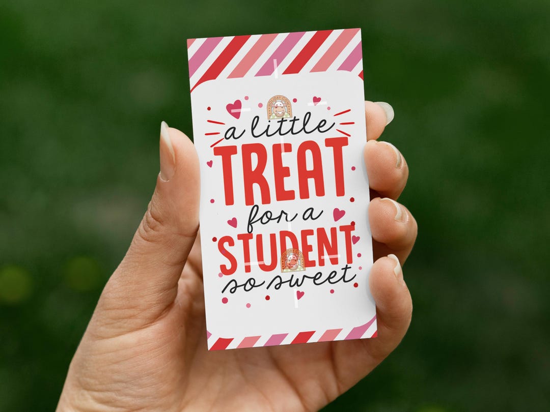 Valentine Tags for Students Printable , Valentine Gift Tags for Class ...