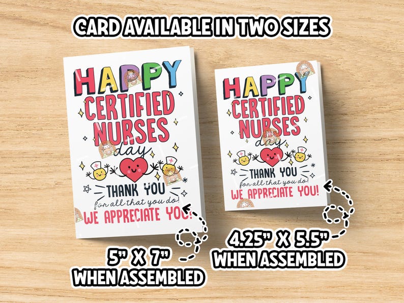 Certified Nurses Day Sign Printable, Certified Nurse Gift, Certified ...