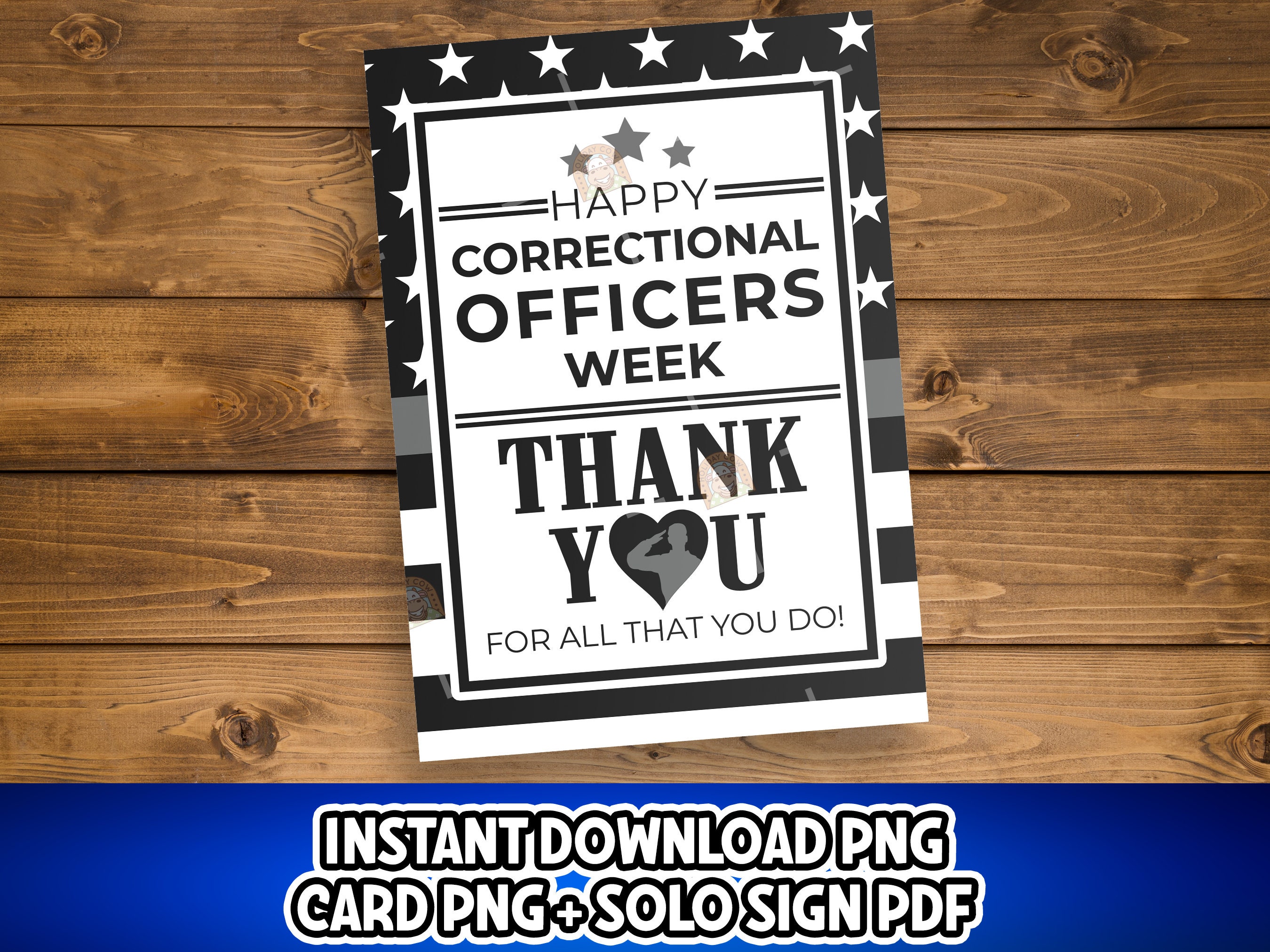 Correctional Officers Week Gift Printable, Correctional Officer Week ...