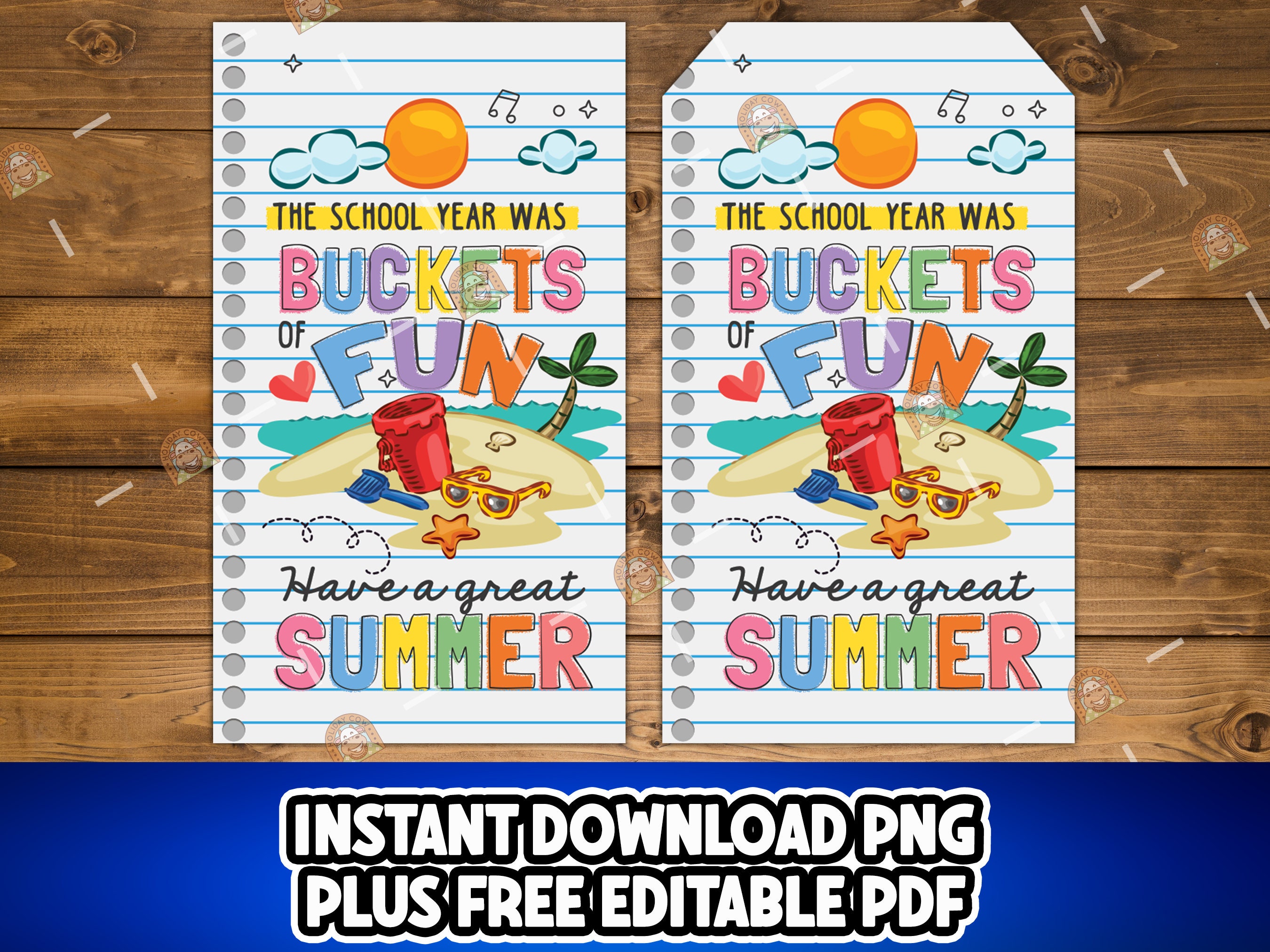 End of School Year Tags for Students Printable, End of Year Gift Tags ...