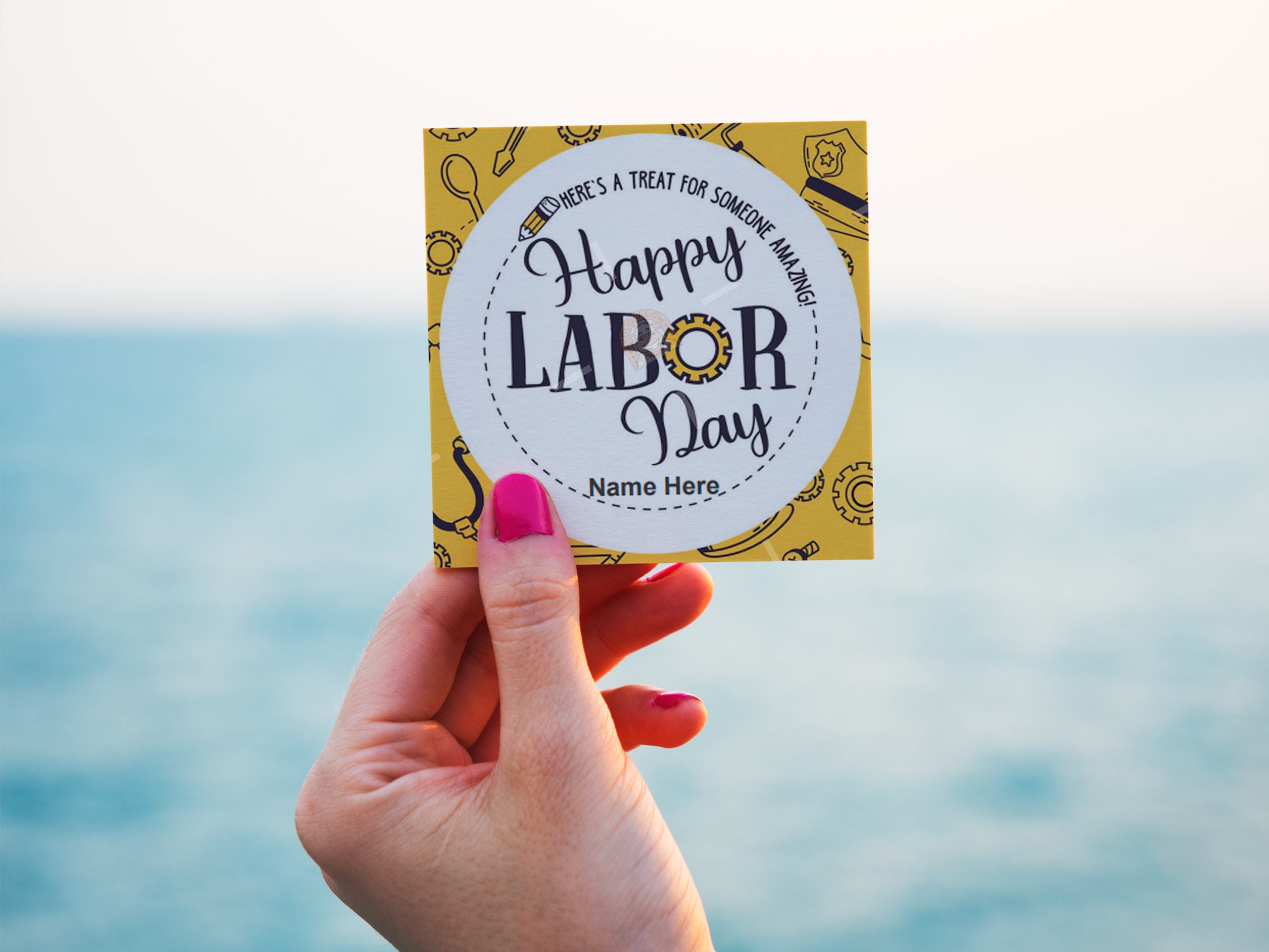 Labor Day Tags, Happy Labor Day Printable Tags, Cute Labor Day Gift ...