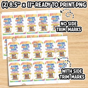 Surgical Tech Week Tags Printable, Surgical Tech Appreciation Gift Tag ...