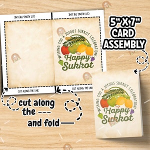 Happy Sukkot Set, Sukkot Printable Tag, Sukkot Gift Card, Sukkot Card ...