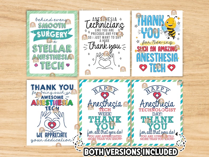 Anesthesia Tech Signs Printable, Anesthesia Tech Week Posters ...
