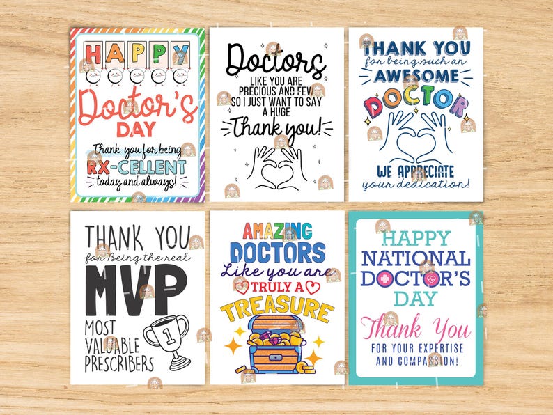 Doctor's Day Signs Printable, Doctors Day Gifts, Doctors Day Posters ...