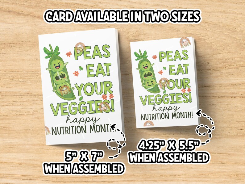 Nutrition Month Gift Printable, School Nutrition Month Décor, Nutrition ...