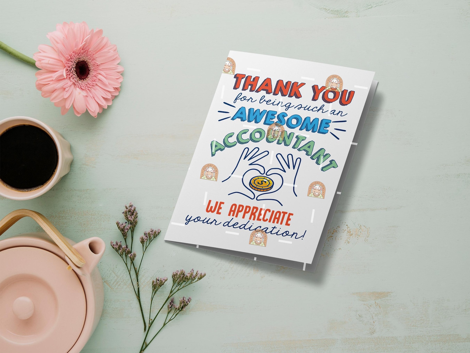 Accountant Card Printable, Accountant Gift, Accounting Day Card ...
