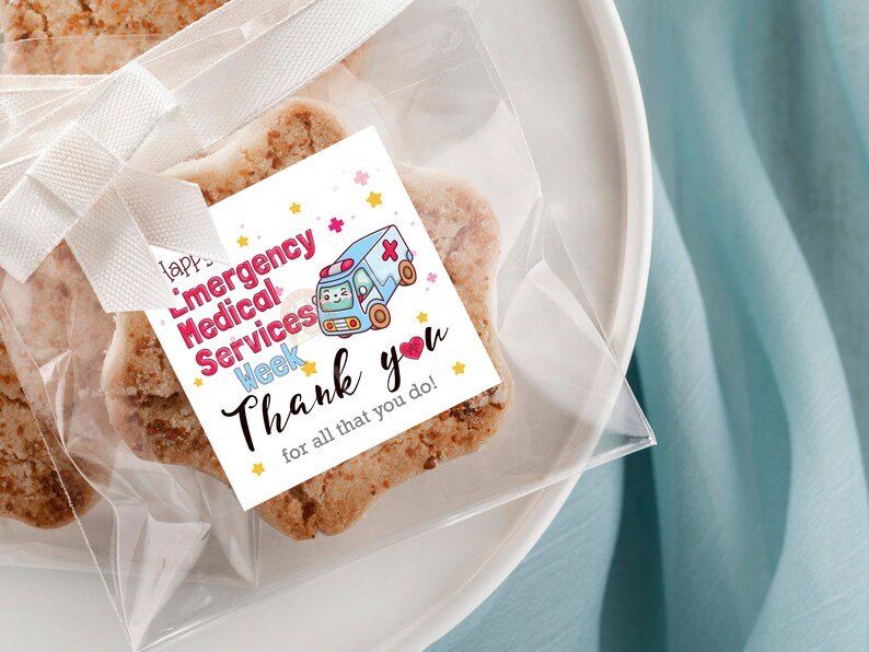 EMS Week Gift Tag, Ems Week Tag Printable, Ems Appreciation Tag ...