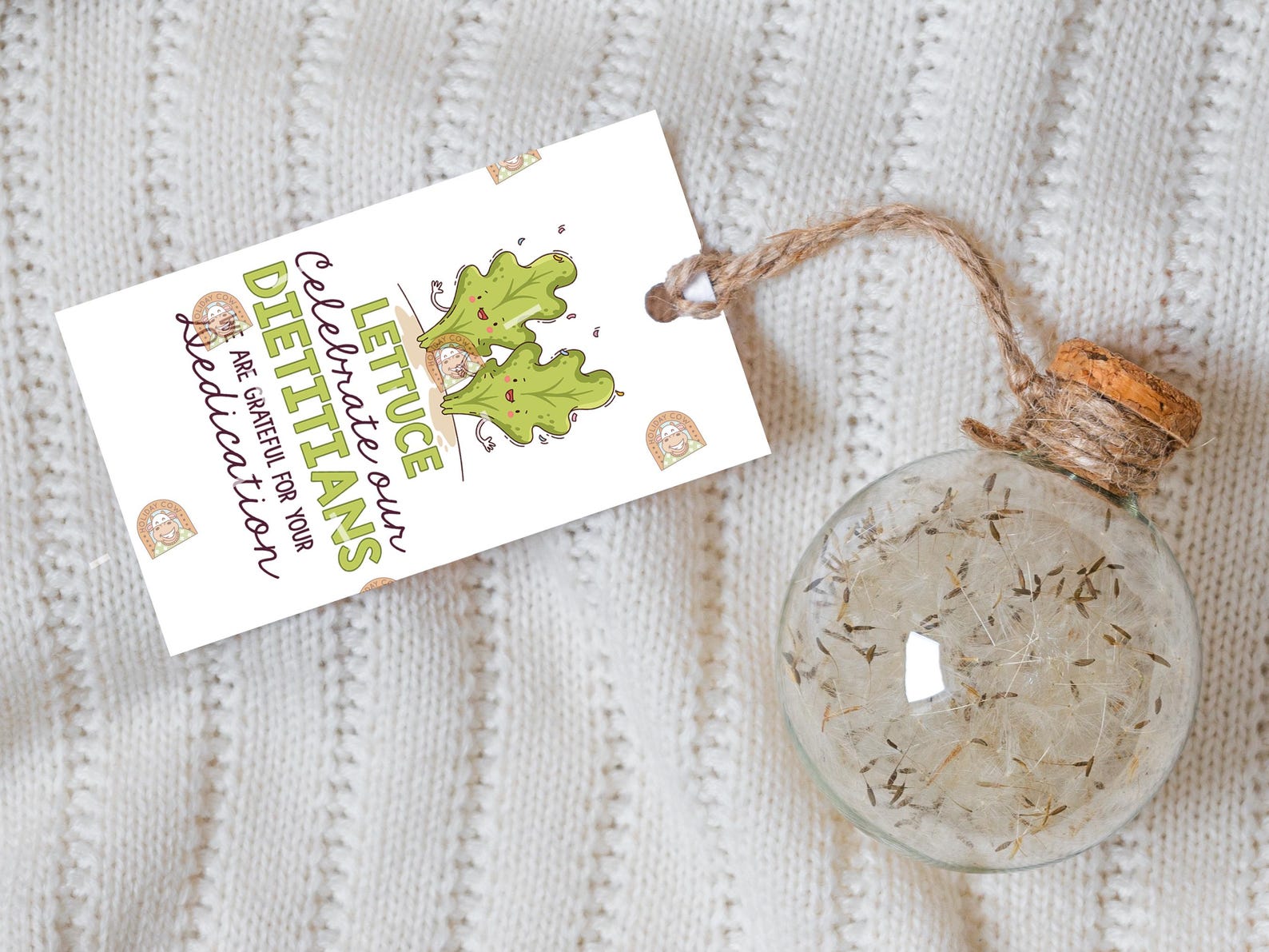 Printable Registered Dietitian Day Gift Tag, Funny Dietitian Gift Tag ...