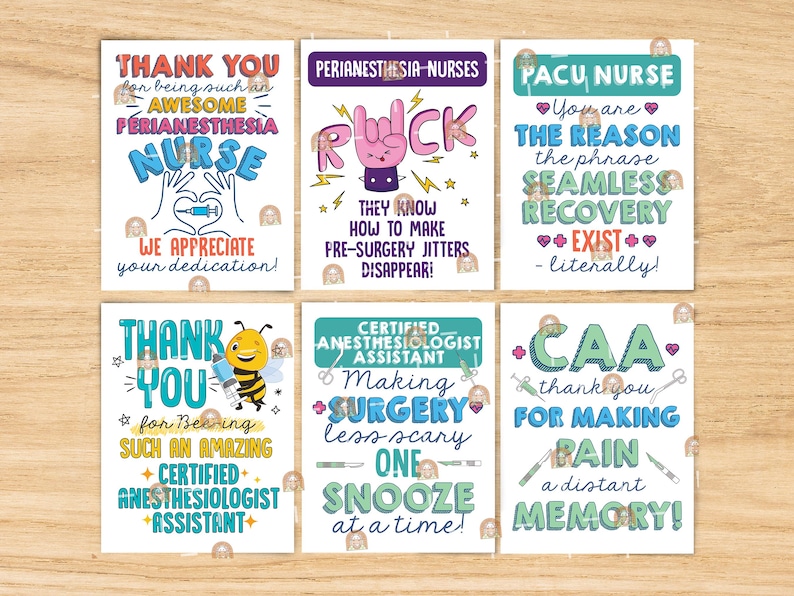 CAA Week Signs Printable, Perianesthesia Nurses Week Decor, Certified ...