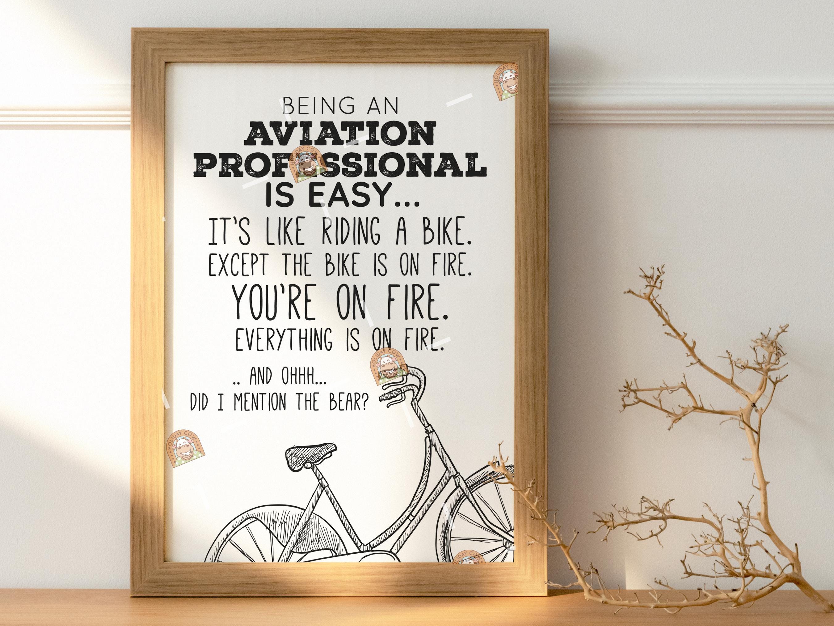 Aviation Professional Card Printable, National Aviation Week Gift ...