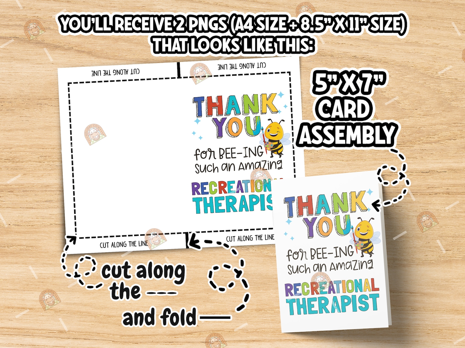 Recreational Therapists Card Printable, Humorous Recreational Therapist ...