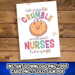 Nurse Gift, Printable Nurse Appreciation Gift for Nurses, School Nurse ...