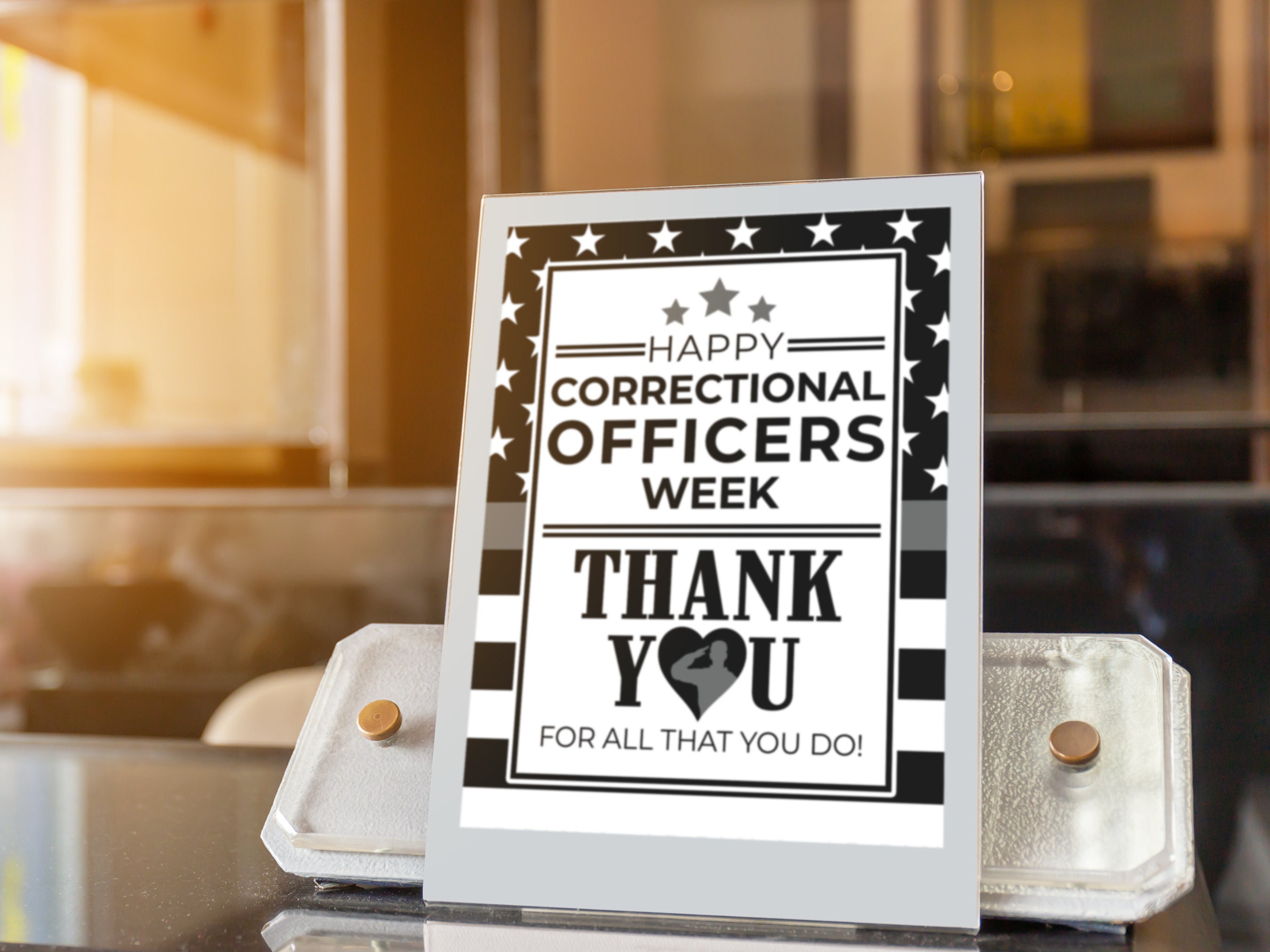 Correctional Officers Week Gift Printable, Correctional Officer Week ...