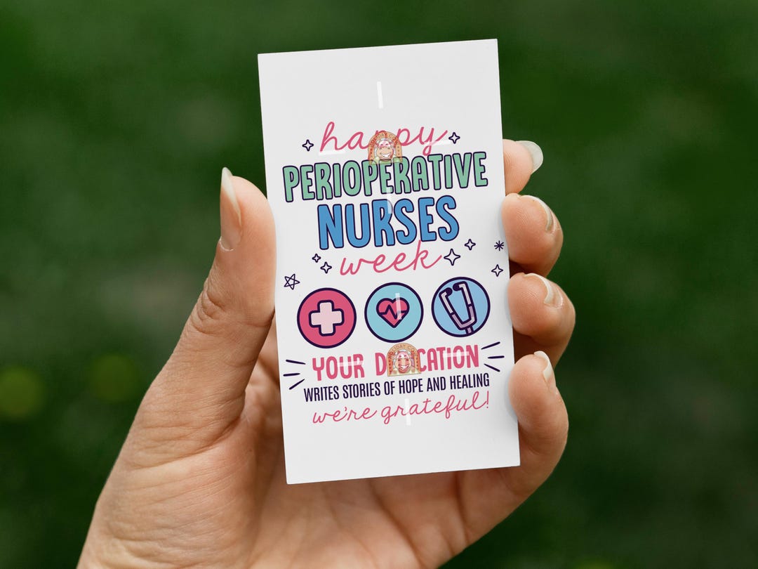 Periop Nurses Week Tag Printable, Perioperative Nurses Week Tag ...