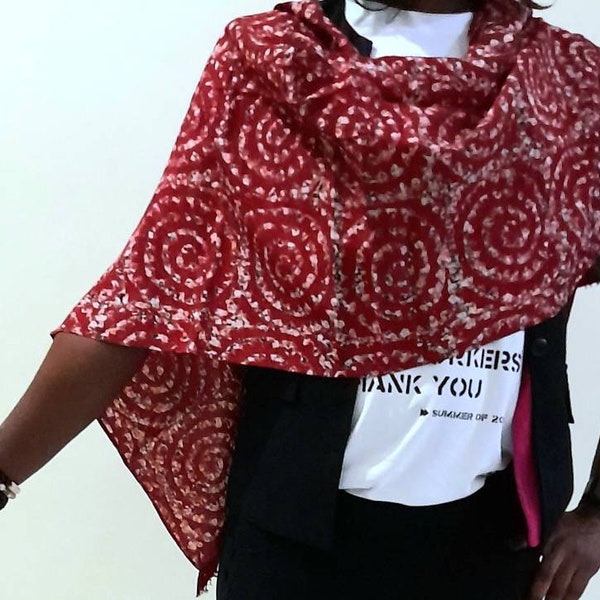 African Print Scarf - Etsy