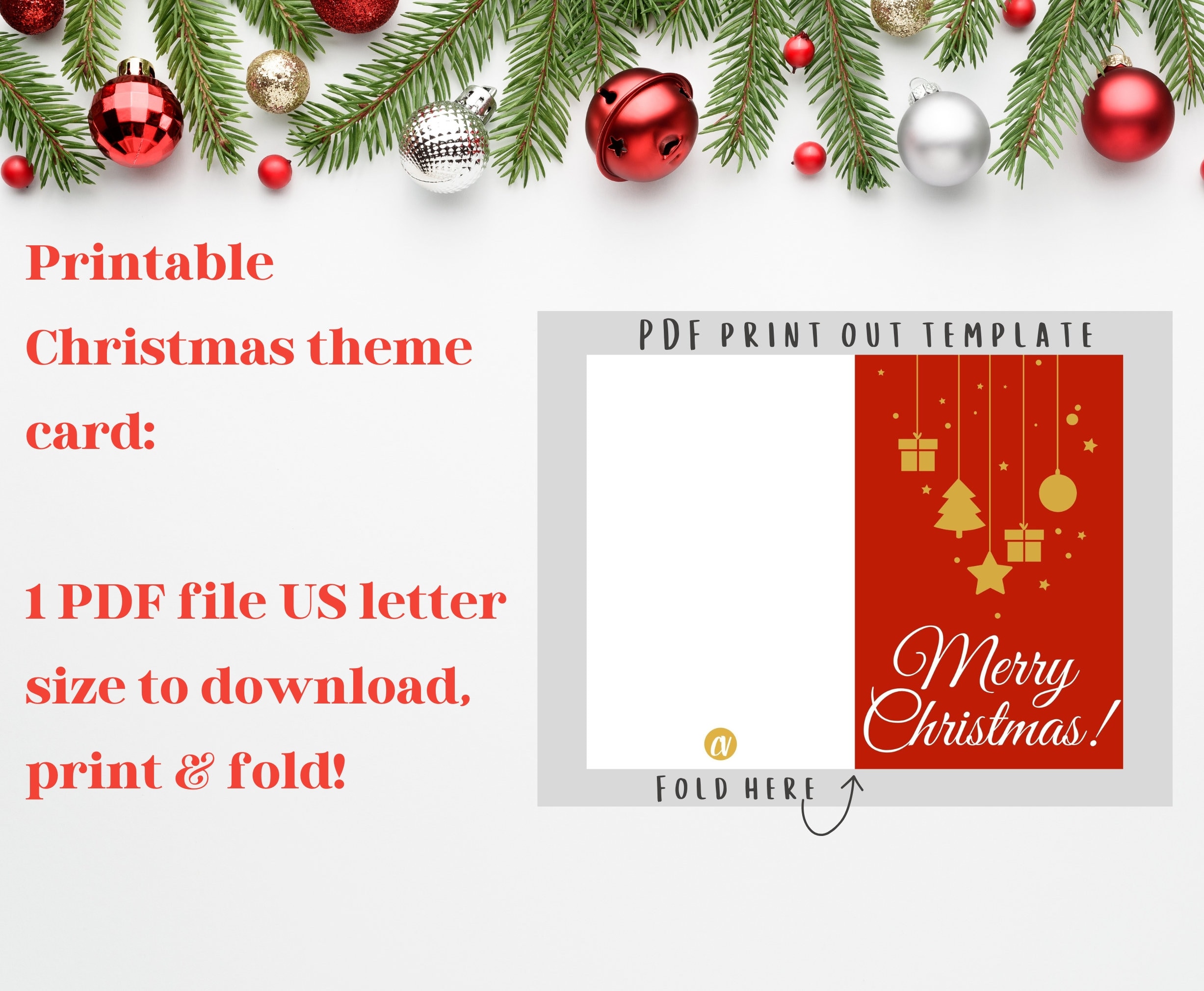 CUTE Merry Christmas Card Friends and Family Christmas Card Ornament ...