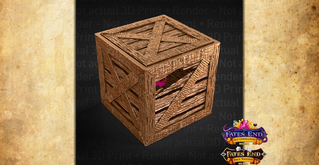 Dice Jail/vault crate Dungeons & Dragons Gaming Accessories Tabletop ...