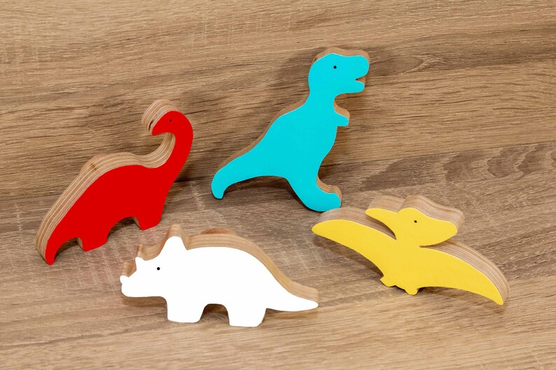Dinosaur Drawer Handles, Dinosaur Nursery Decor, Unique Drawer Knobs ...