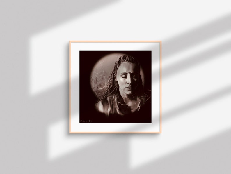 Portrait Drawing the 100 Lexa Portrait Original Digitize - Etsy