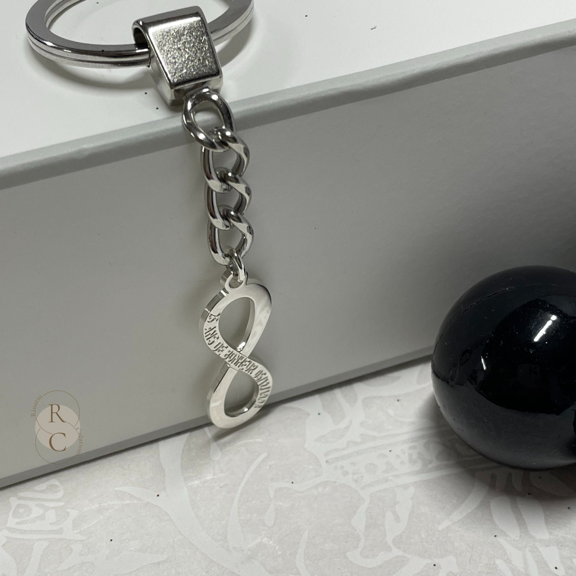 Sterling Silver Infinity Keychain-infinity Accesories-christmas Gift ...