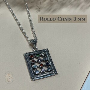 12 Tribes of Israel Necklace With Colored Stones-ephod Talisman Pendant ...