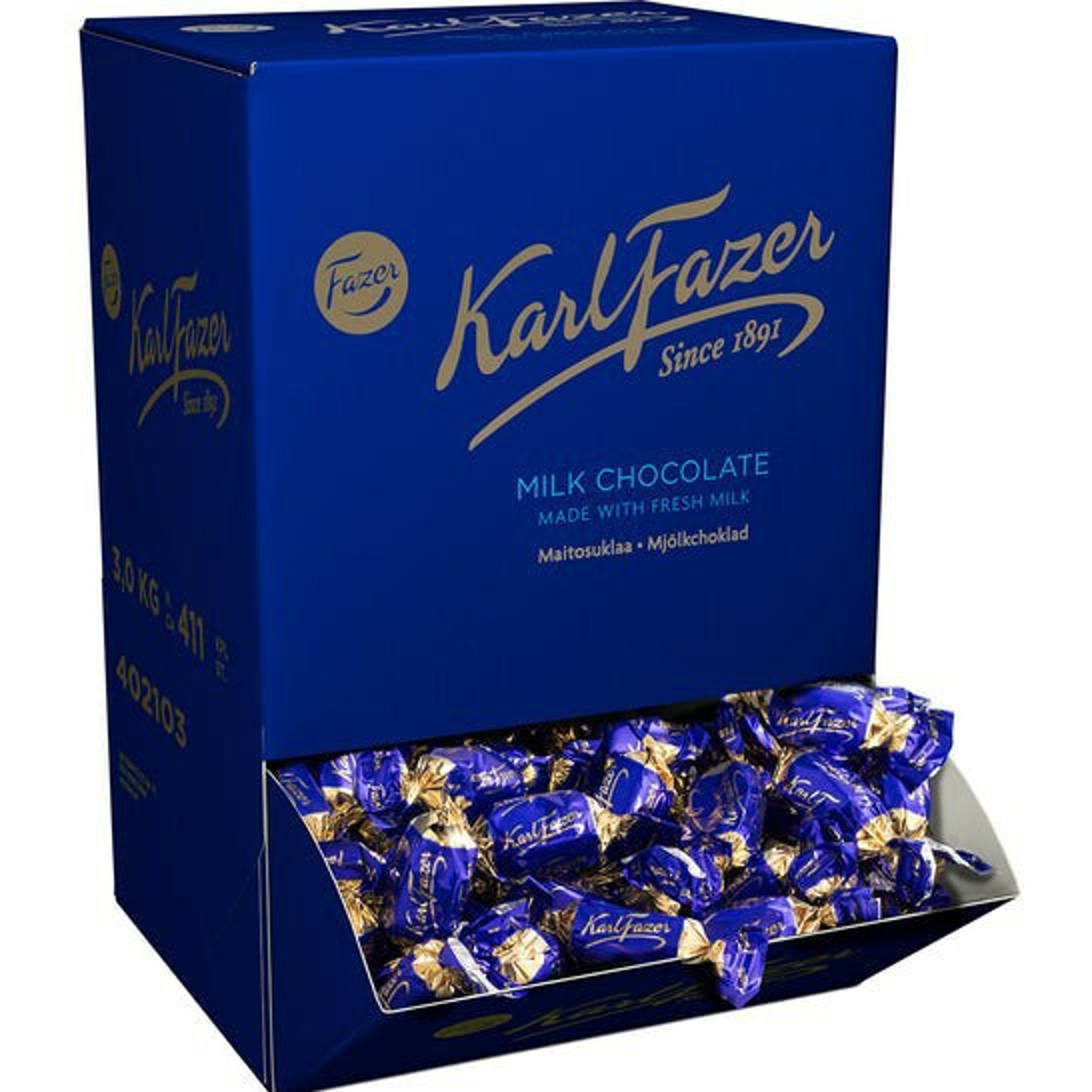Karl Fazer Blue Milk Chocolate Pralines 3 Kg / Gift Idea / - Etsy