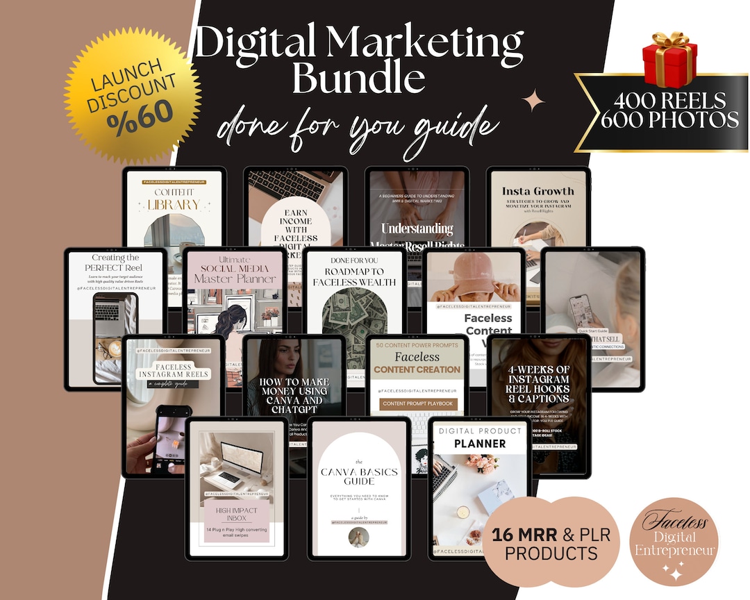 Digital Marketing Bundle With Resell Rights Digital Products With ...