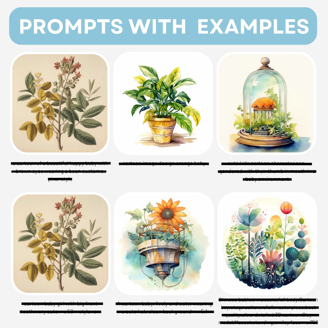 100 Botanical Art Professional Midjourney Prompts, Midjourney Art, AI ...