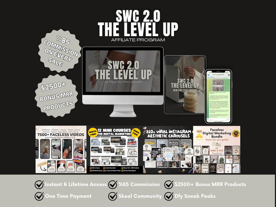 SWC 2.0 Selling With Confidence Affiliate Digital Marketing Earn ...