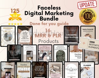 500 PLR MRR Digital Products Done for You Bundle Passive Income Marketing Guide Ebook Template ...