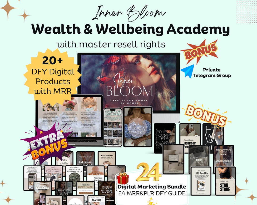 Inner Bloom Academy Wealth & Wellbeing Academy With Master Resell ...