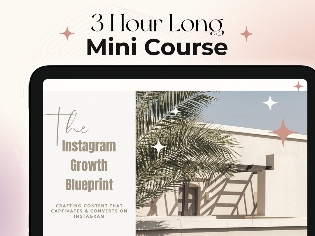 Instagram Growth Blueprint Course With Master Resell Rights Private ...