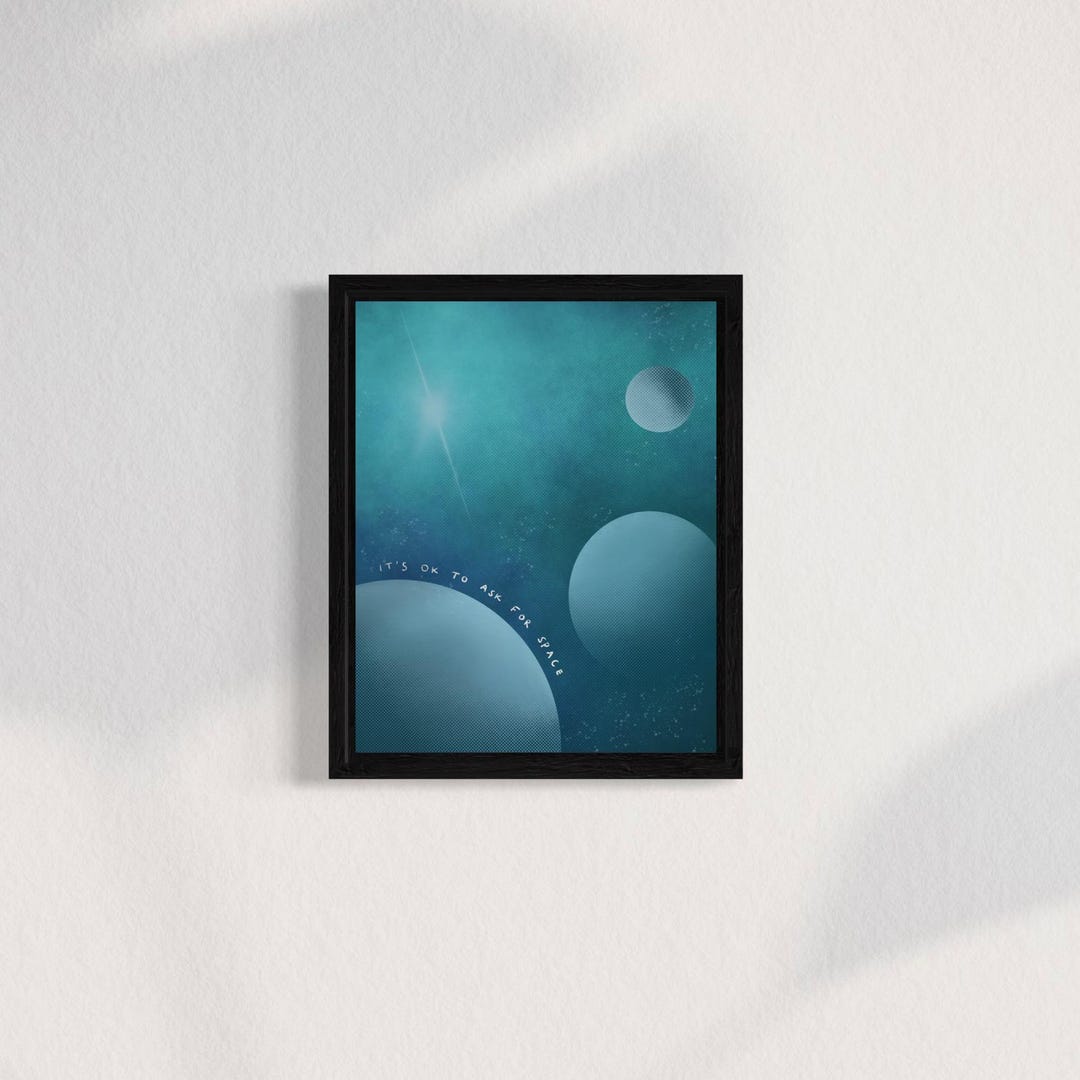Spaced Out [art Print] - Etsy