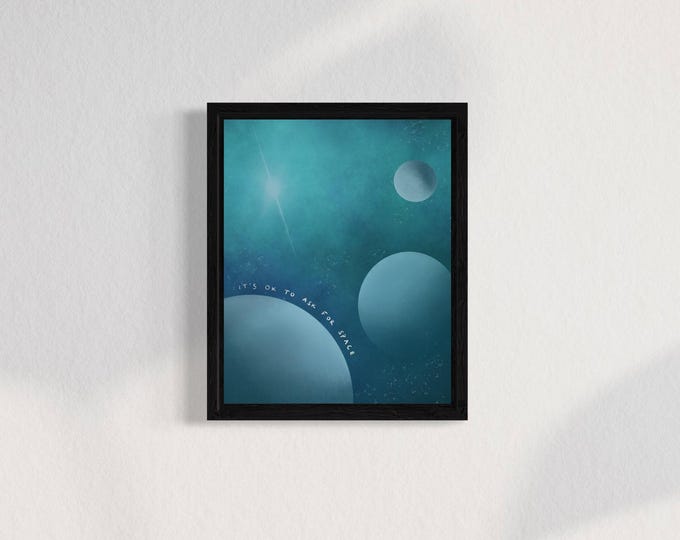 Spaced Out [art Print] - Etsy
