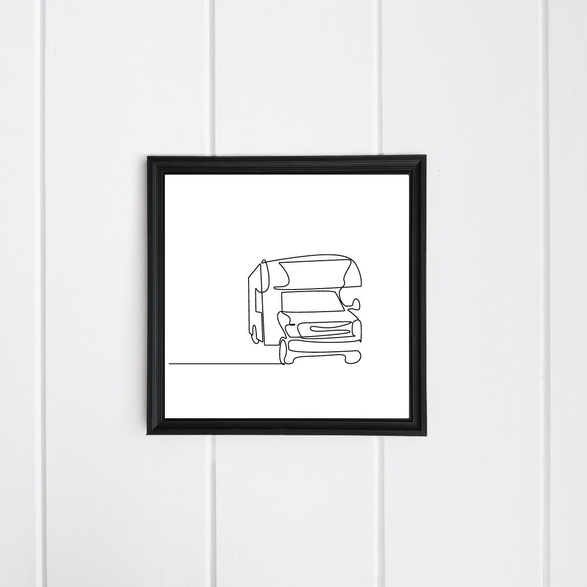 Minimalist Old Retro Caravan Camping Vacation Lifestyle Digital ...