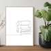 Minimalist Old Retro Caravan Camping Vacation Lifestyle Digital ...