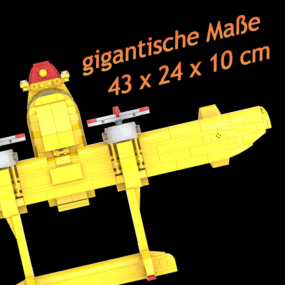 Transport Aircraft Model seegans, 550 Interlocking Bricks - Etsy