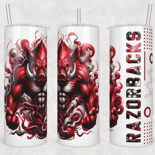 Razorback Png Tumbler - Etsy