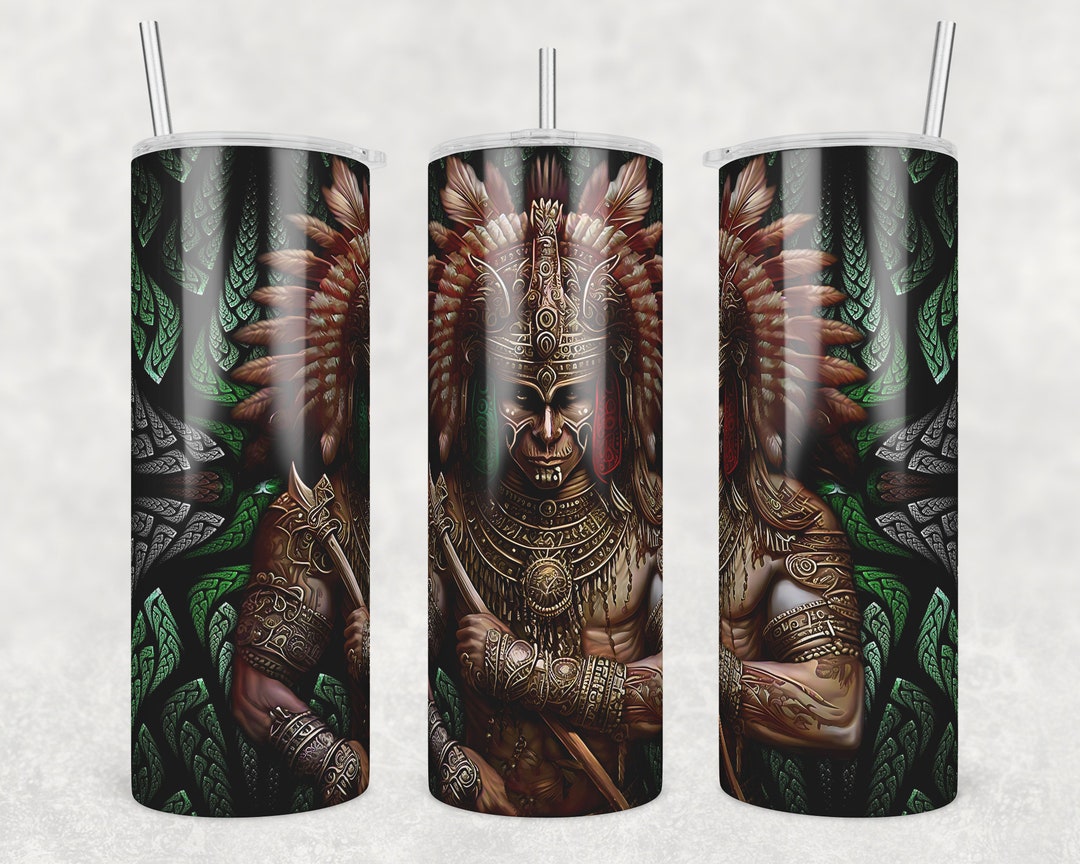 Aztec Man, Aztec Warriors Tumbler Png, Mexican Aztec Patterns, Aztec ...