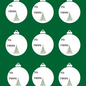 Christmas Gift Tags, Gift Tags, Christmas, Printable Christmas Gift ...