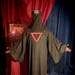 Black Robe, Magic Robe, Tau Robe, Ceremony Robe, Robe for Initiation ...