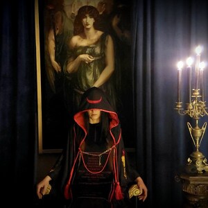 Hekate Robe, Hekate Ritual Robe, Black Tau Robe With Belt, Magic Tunic ...