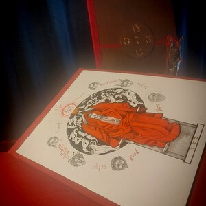 Icon of Babalon Fine Art Print of Babalon Scarlet Woman and the Great ...