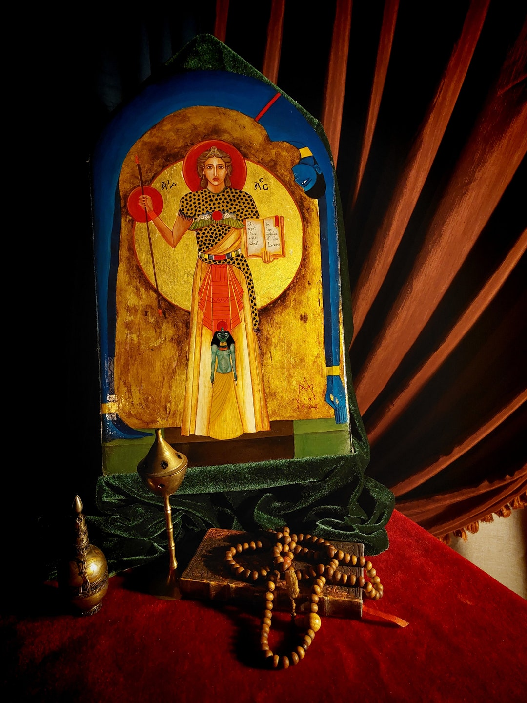 Icon of Aiwass * Holy Guardian Angel of Aleister Crowley * Image for ...